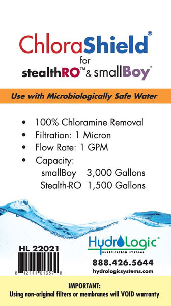 Stealth-RO™ and smallBoy® ChloraShield®